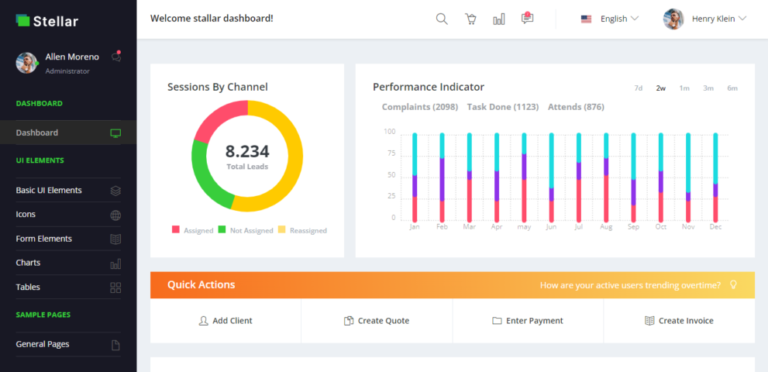Stellar – Admin Dashboard – makaz Stellar – Admin Dashboard – makaz